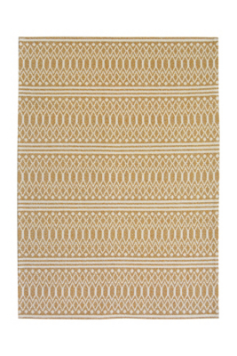 Relay Mustard Linear Pattern Cotton Rug | Home | George at ASDA