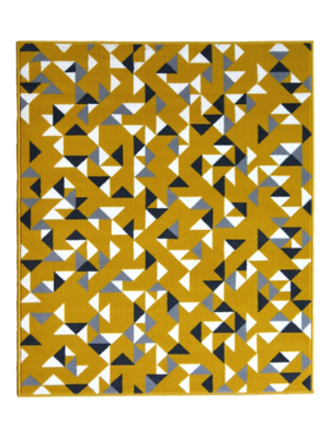 Ochre Triangle Geometric Rug | Home | George at ASDA