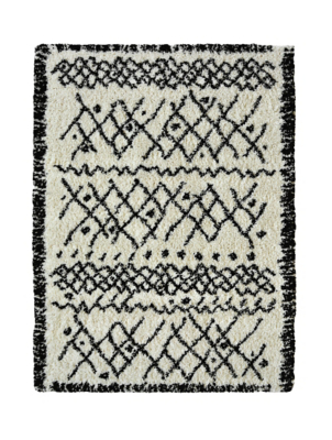 Homemaker Black & White Pattern Berber Rug | Home | George at ASDA