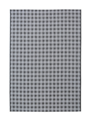 Homemaker Gingham Indoor & Outdoor Rug Grey | Home | George at ASDA