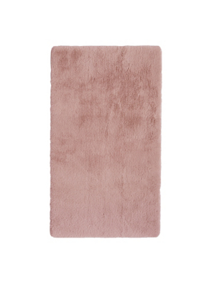Homemaker Luxury Fur Rug Blush | Home | George at ASDA