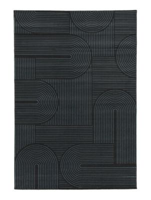 Homemaker Creation Arcs Rug Black | Home | George at ASDA