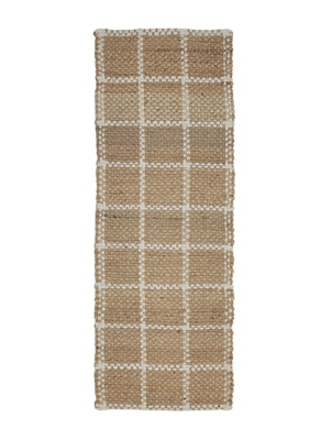 Relay Jute Check Runner | Home | George at ASDA