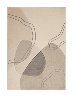 Homemaker Carved Abstract Natural Rug | Home | George at ASDA