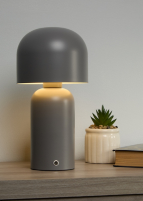 Rechargable USB Matt Grey LED Lamp | Home | George at ASDA