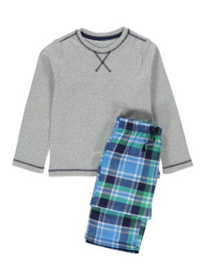 Check-Print Pyjama Set | Boys | George at ASDA