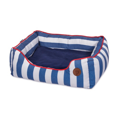 Petface Nautical Stripe Square Bed | Home | George at ASDA
