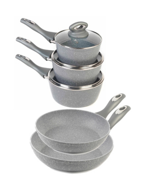 Salter Marble Collection 5PC Pan Set | Home | George at ASDA
