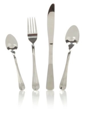 George Home 16 Piece Cambridge Cutlery Set | Cutlery | ASDA direct