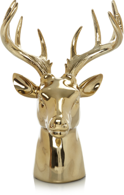 Gold Stag Head | Home & Garden | George