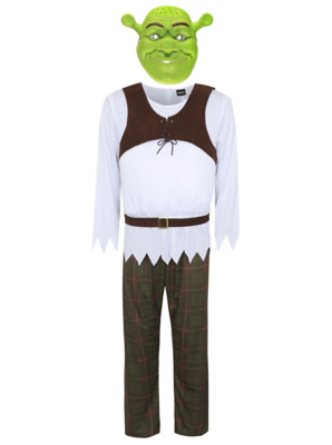 Adult Shrek Fancy Dress Costume | Men | George at ASDA