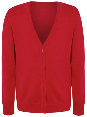 Girls Red School Cardigan | School | George at ASDA