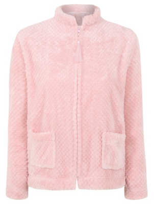 Honeycomb Textured Fleece Bed Jacket | Women | George