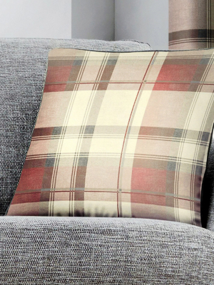 Pink Fusion Balmoral Check Filled Cushion | Home | George at ASDA