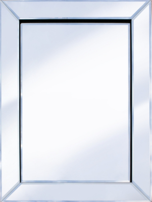 Art Deco Large Square Mirror - Silver | Mirrors | ASDA direct