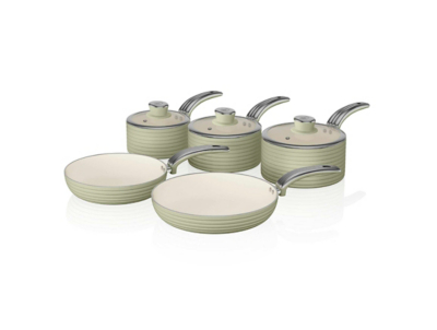 Swan Retro 5 Piece Pan Set | Home | George at ASDA