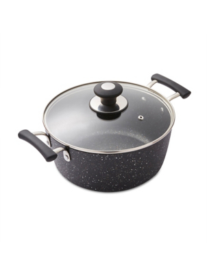 Precision 24cm Non-Stick Stock Pot Black | Home | George at ASDA