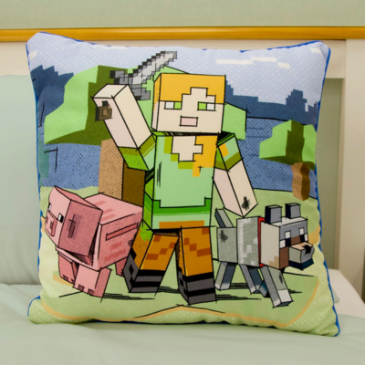 Minecraft Square Cushion | Home | George at ASDA