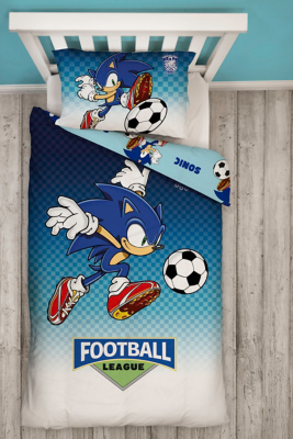 Sonic Football Single Duvet Set | Home | George at ASDA