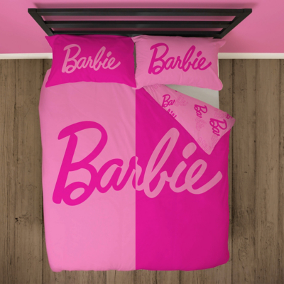 Barbie Logo Pink Tone Duvet | Home | George at ASDA