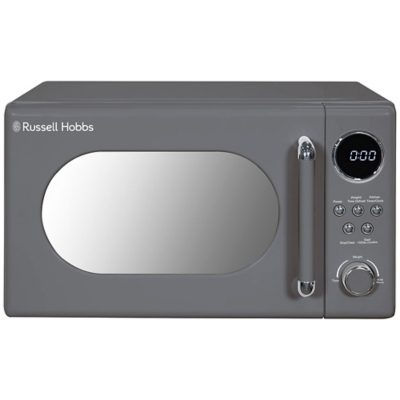 Russell Hobbs Retro Grey 20L Digital Microwave | Electricals | George ...