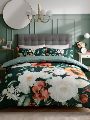 Sleepdown Painted Bloom Duvet Set | Home | George at ASDA
