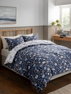Sleepdown Floral Damask Duvet Set | Home | George at ASDA