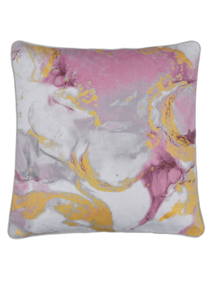 Sleepdown Metallic Marble Print Cushion | Home | George at ASDA
