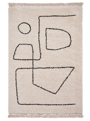 Think Rugs Boho Shaggy Abstract Rug | Home | George at ASDA