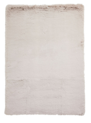 Think Rugs Silver Teddy Luxury Super Soft Rug | Home | George at ASDA