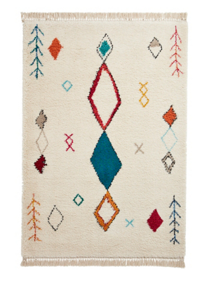 Think Rugs Boho Shaggy Moroccan Traditional Rug | Home | George at ASDA