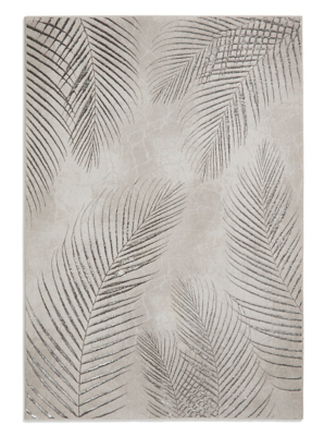Think Rugs Creation Textured Silver Soft Rug | Home | George at ASDA