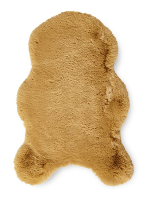 Think Rugs Teddy Luxury Super Soft Pelt Shape Rug | Home | George at ASDA
