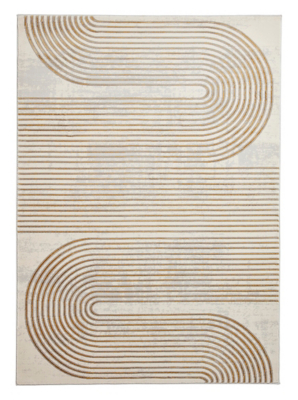 Think Rugs Apollo Swirl Gold Metallic Rug | Home | George at ASDA