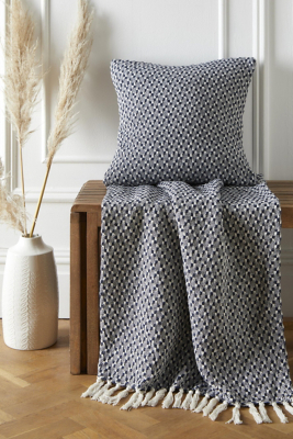 Navy Appletree Bexley Throw | Home | George at ASDA