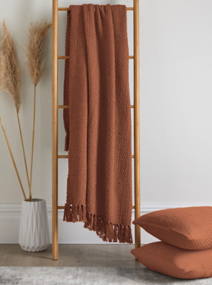 Drift Hayden Terracotta Throw | Home | George at ASDA