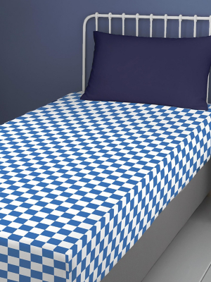 Bedlam On The Move Fitted Sheet in Blue | Home | George at ASDA