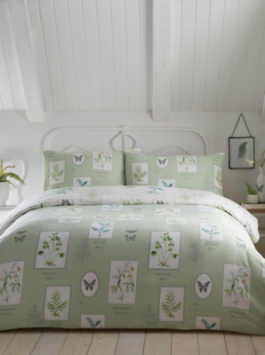 D&D Floral Garden Green Duvet Cover Set | Home | George at ASDA