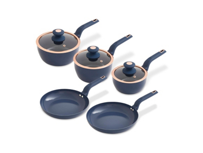 Tower Cavaletto 5 Piece Navy Cookware Set | Home | George at ASDA