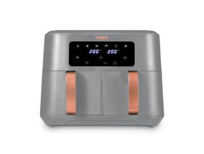 Tower Vortx 8.5L Dual Basket | Electricals | George at ASDA