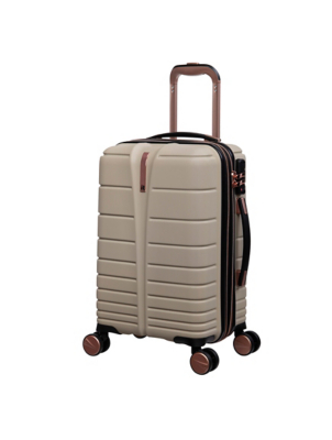 IT Luggage Oyster Grey Fascinate Suitcase | Holiday Shop | George at ASDA