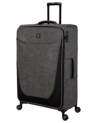 IT Luggage Perissa Tech Grey Suitcase | Holiday Shop | George at ASDA