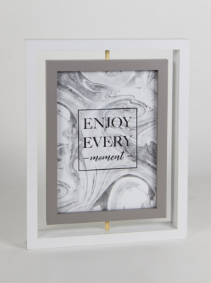 Grey & White Multi Aperture Spinning Frame | Home | George at ASDA