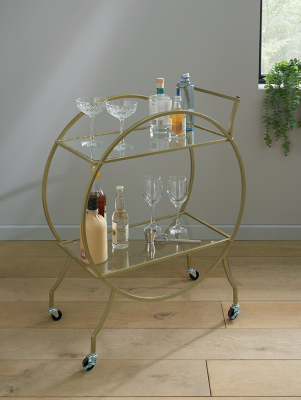 Natural Water Hyacinth Side Table | Home | George at ASDA