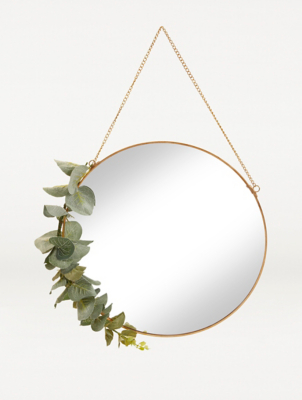 Gold-Effect Eucalyptus Mirror | Home | George at ASDA