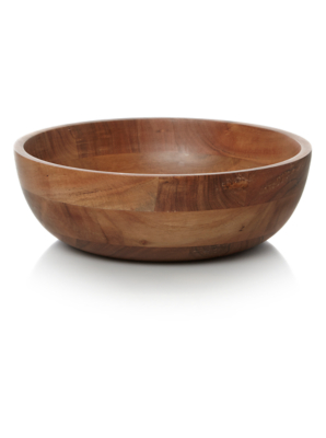 Dark Wood Bamboo Serving Bowl | Home | George at ASDA