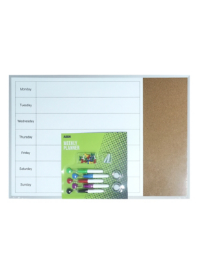 Weekly Planner Dry Erase Board | School | George at ASDA