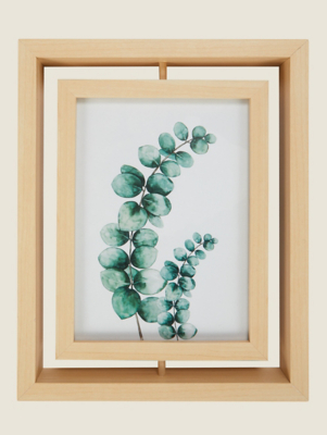 Natural Light Wood Multi Aperture Spinning Frame | Home | George at ASDA