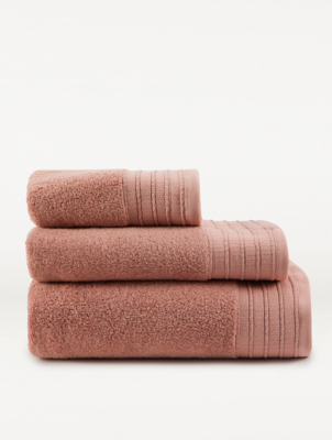 Just Wellness Pink Bamboo Towel Range | Home | George at ASDA