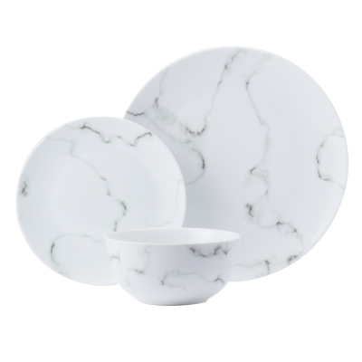 Marble-effect Dinner Set 12 Piece | Home | George at ASDA